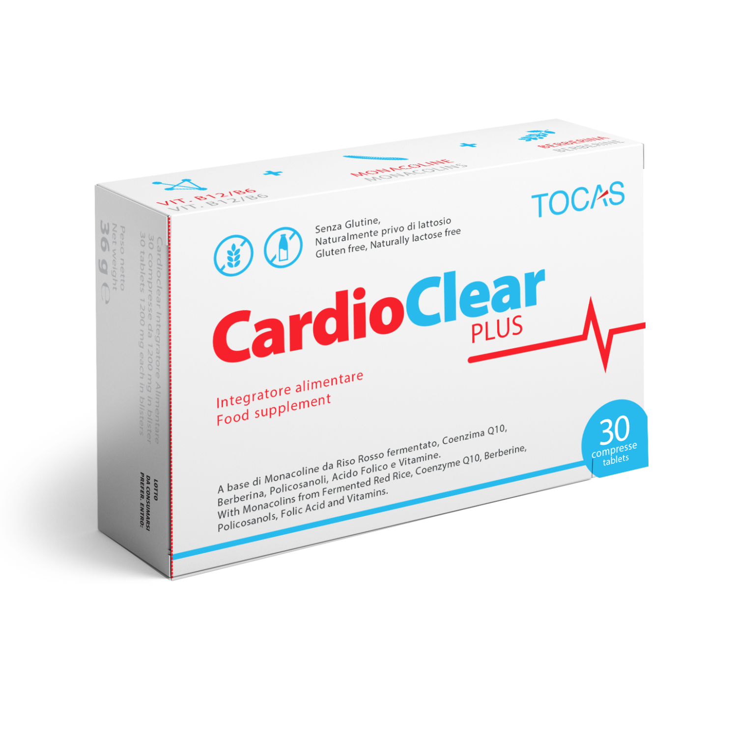 Cardioclear Plus - Tocas.it | Integratori del benessere